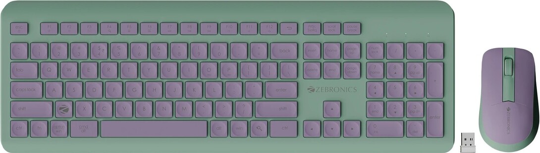 ZEBRONICS Companion 203 Wireless Standard Multi-device Keyboard ...