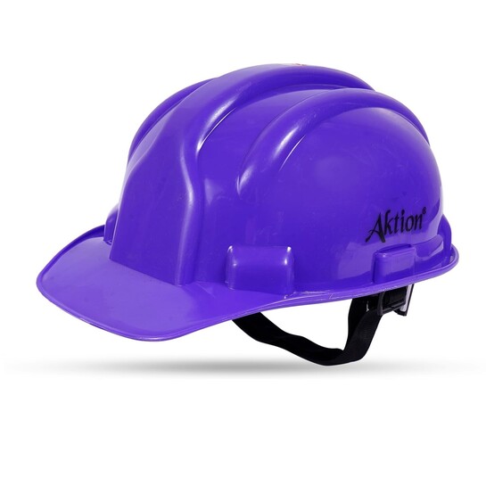 Aktion AK H02_WHT Safety Helmets Rachet Type, Color: Violet, Pack of 2 ...