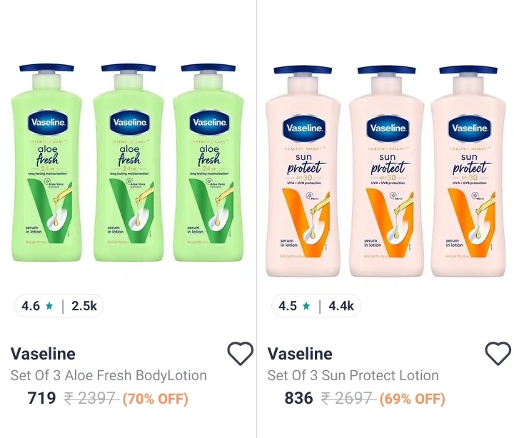 Upto 70% OFF | Vaseline Skin Care Product | Desidime