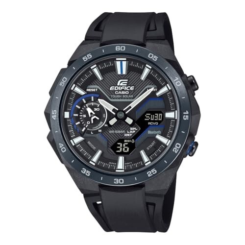 Casio Edifice ECB-2200PB-1ADF Bluetooth Analog-Digital Black Dial Men ...
