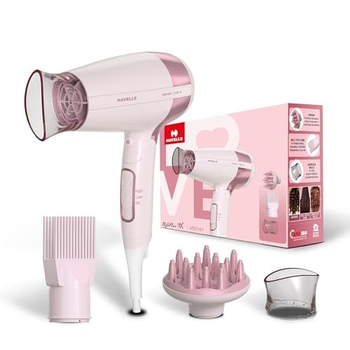 Havells Styling Hair Dryer | 3 Detachable Attachments | Desidime