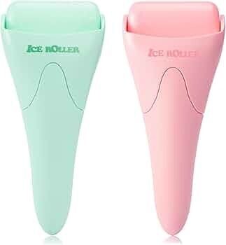 Ice Roller Massager Pack of 2 | Face Eyes Body | Migraine Relief ...
