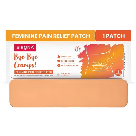 Zepto : Sirona Menstrual Pain Relief Patch Pack of 1 | Desidime
