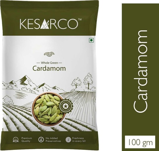 KESARCO Whole Green Cardamom, Elaichi 100gm @250 | Desidime