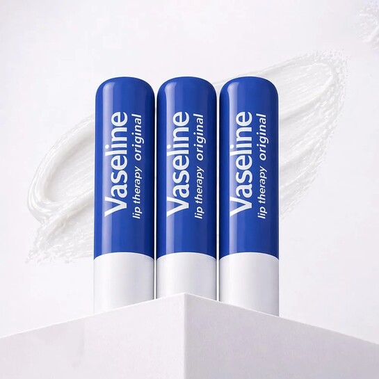 Vaseline Lip Care Original Lip Balm Stick 4.8g (Pack of 3) | Desidime