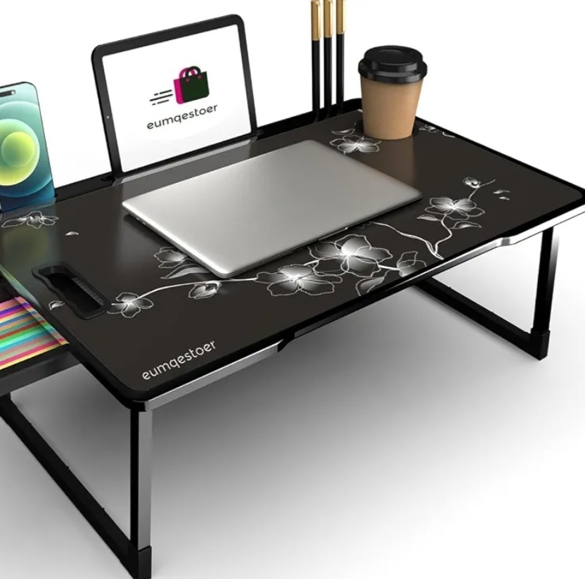 RIVATR Study Table Bed Table Premium Laptop Table/Foldable and Portable ...