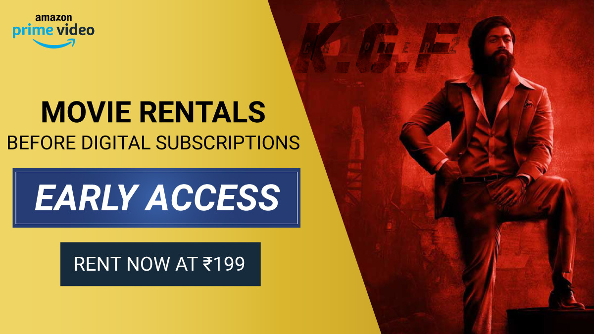 KGF 2 on Amazon Prime Video Movie Rentals! Rent Price and Details ...