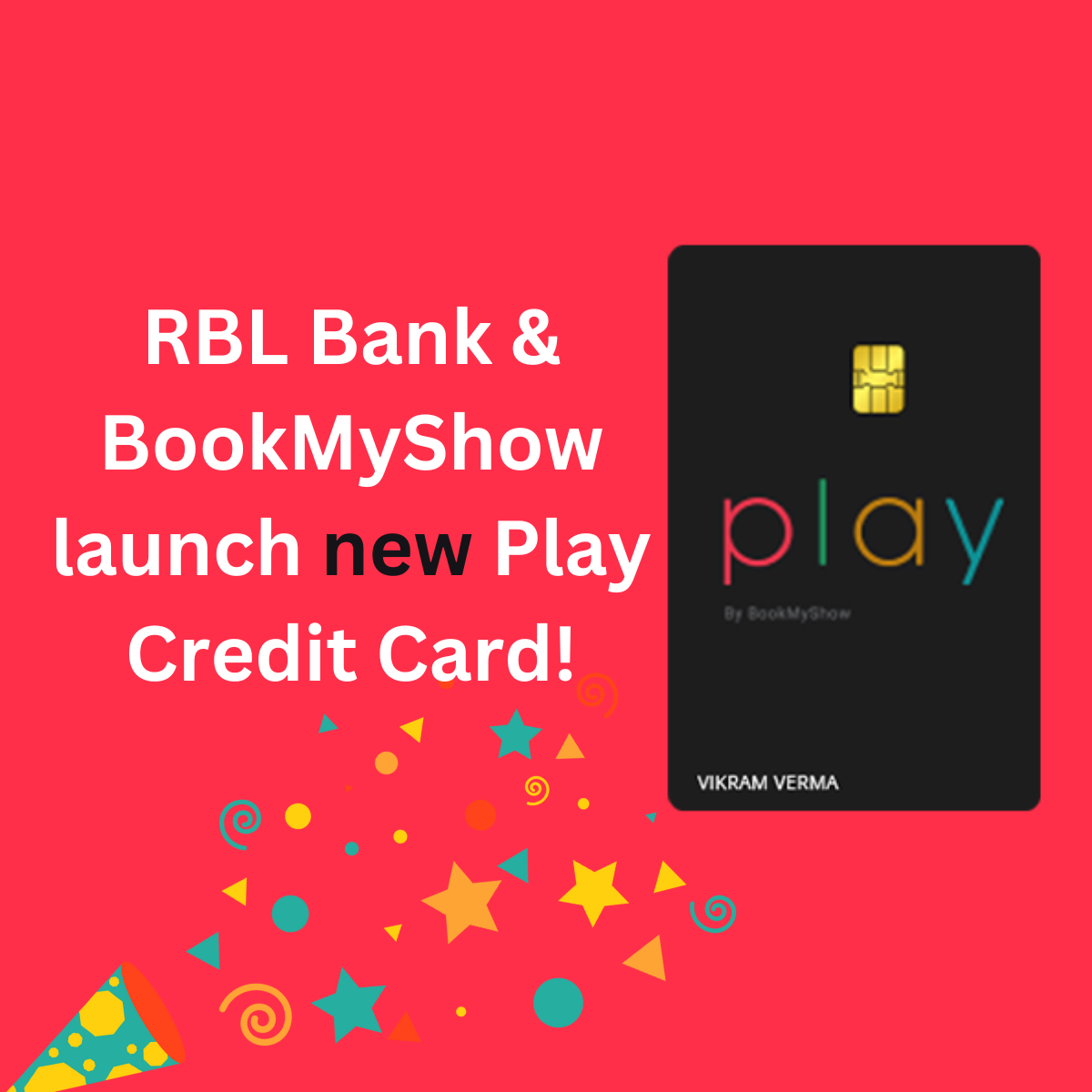 RBL Bank & BookMyShow launch new Play Credit Card | Complete details ...