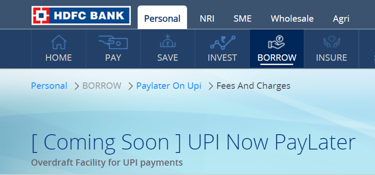 HDFC Bank UPI Now Pay Later launched: all important details | DesiDime