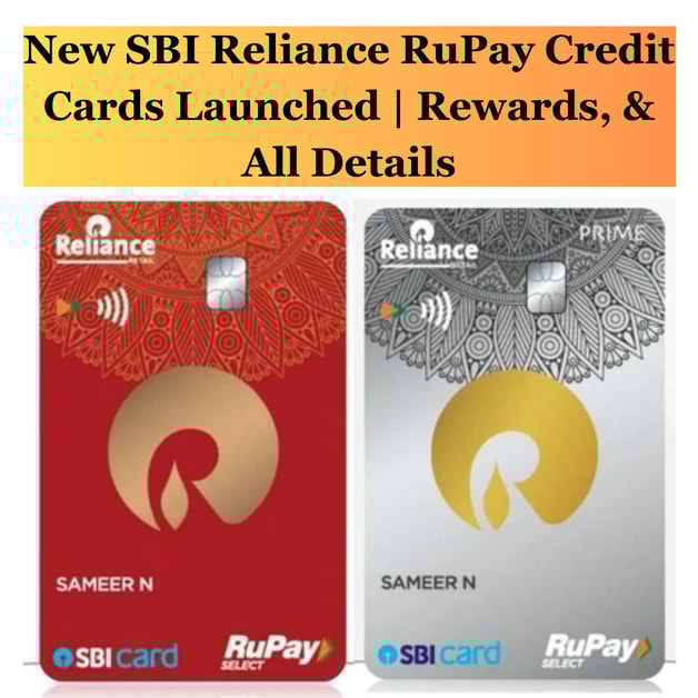 New SBI Reliance Credit Cards Launched | Rewards, & All Details | DesiDime