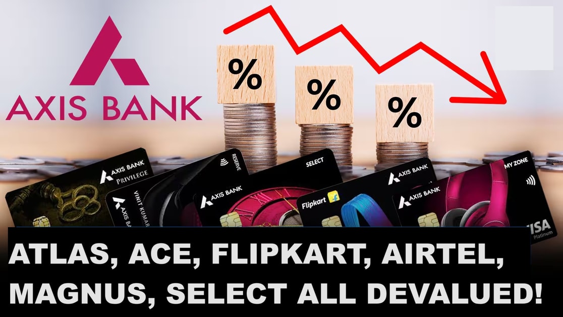 Axis Bank Credit Cards Devalued: Atlas, Magnus, Ace, and many more ...