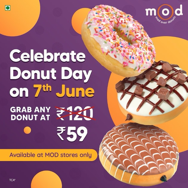 Mad Over Donuts New Offer at Only Rs. 59! | DesiDime