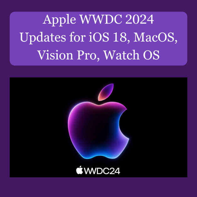 Apple WWDC 2024 Updates for iOS 18, Apple Intelligence, MacOS, & more ...