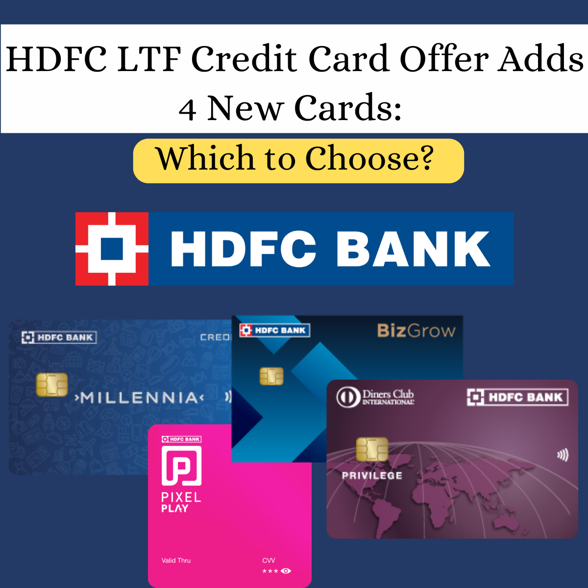 HDFC LTF Credit Card Offer Adds 4 New Cards: Which to Choose? | DesiDime
