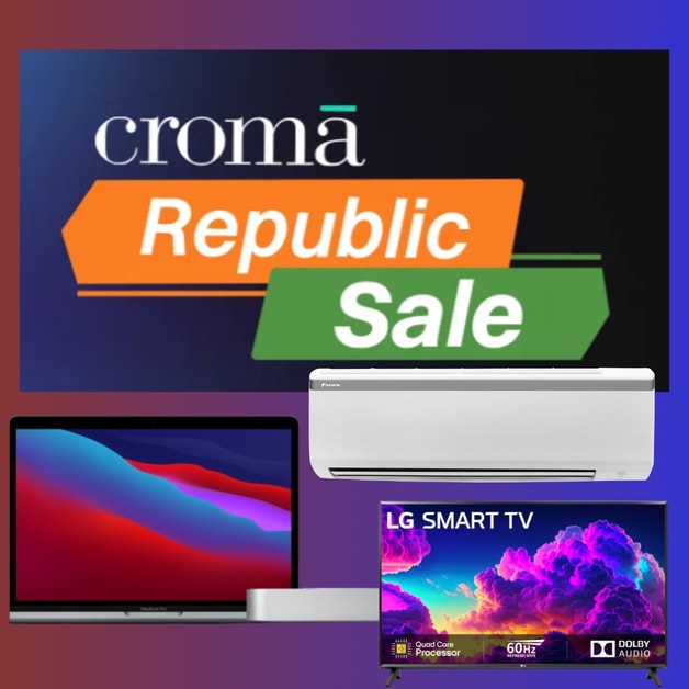 Croma Republic Day Sale 2025: Bestselling ACs, iPhone 16, Samsung ...