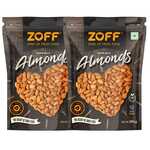 Zoff 100% Natural Premium California Dried Almonds | 2 Pack Pouch 250g each | DesiDime