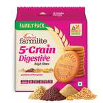 Sunfeast Farmlite 5 Seed Digestive Biscuit | High Fibre | Goodness of 5 ...