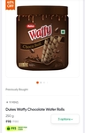 Dukes Waffy Chocolate Wafer Rolls 45% off | DesiDime