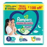 Pampers Complete Skin Comfort Pants, Anti-rash blanket, Lotion with ...