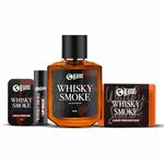 BEARDO Fresh Whisky Smoke Grooming Set For Men With Soap 75g, Solid ...