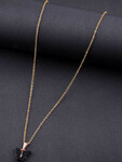 Elegant Gold Plated Chain With Butterfly Pendant - Necklace And Chains ...