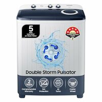 Samsung 6.5 kg, 5 star, Semi-Automatic Top Load Washing Machine ...