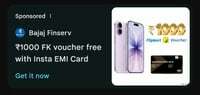 Get ₹1000 Flipkart Gift Card on applying Bajaj EMI Card (Google Ad ...