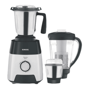 BOROSIL Silverline 600 Watt 3 Jars Mixer Grinder (20000 RPM, Blow ...