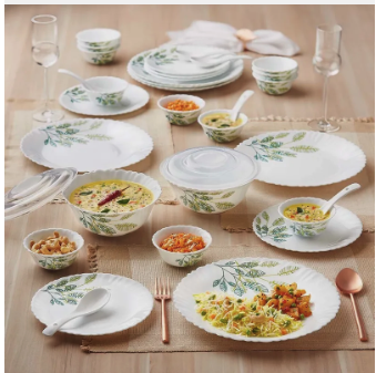 Larah by Borosil dinner sets up to 70% off ,Extra supercoin offer & buy ...