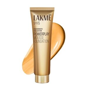 Lakme Powerplay Mousse Foundation, Matte Finish, Full coverage ...